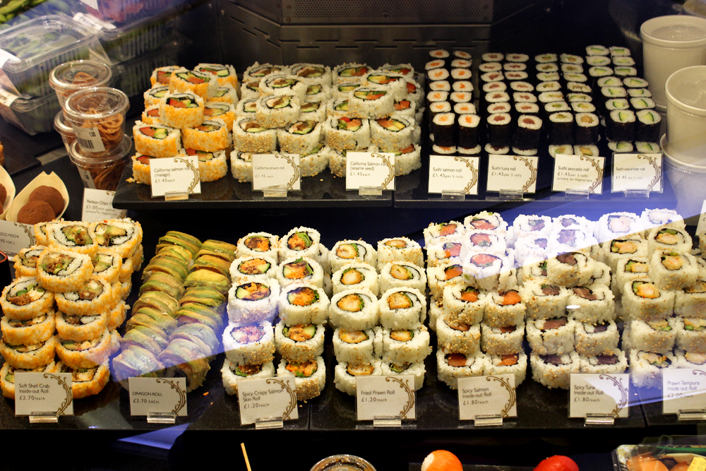 Sushi at Harrod’s Food Hall – The Chef's Connection